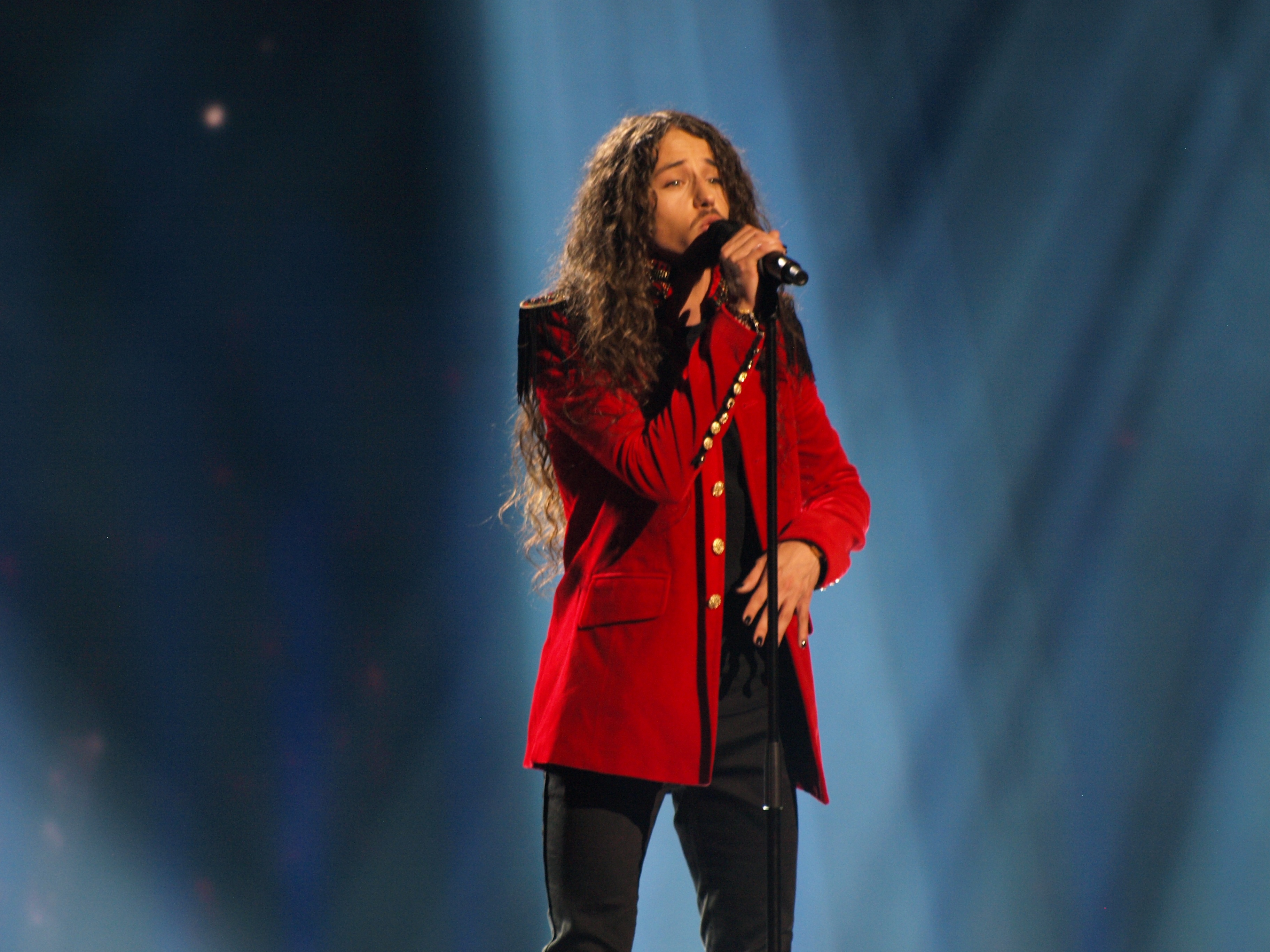 The second rehearsal of Michał Szpak representing Poland at the ...
