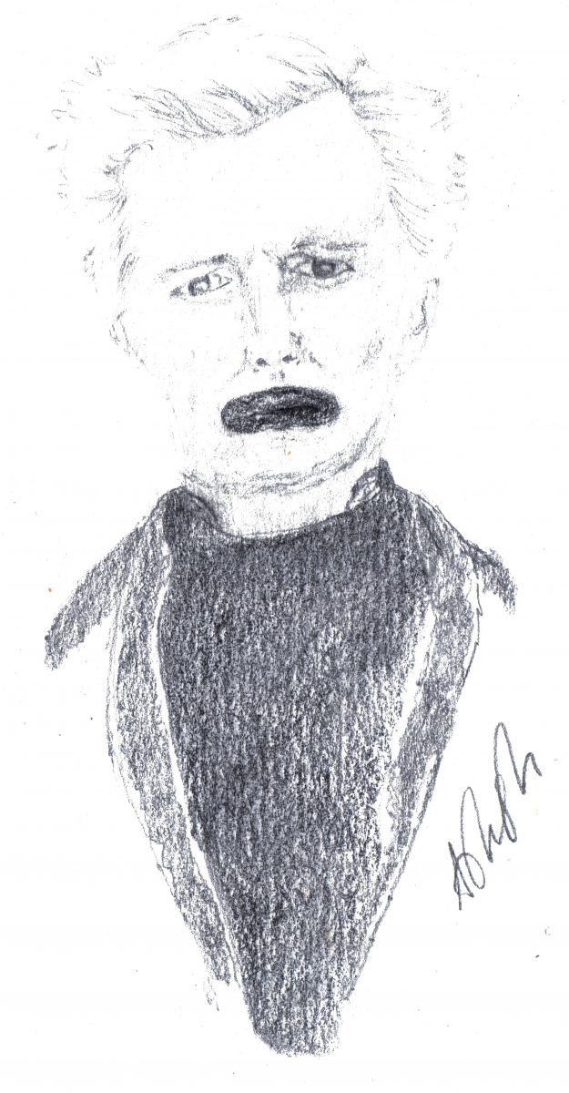 Drawing of Little Big's Anton "Boo" Lissov – Russia 2020 - EuroVisionary