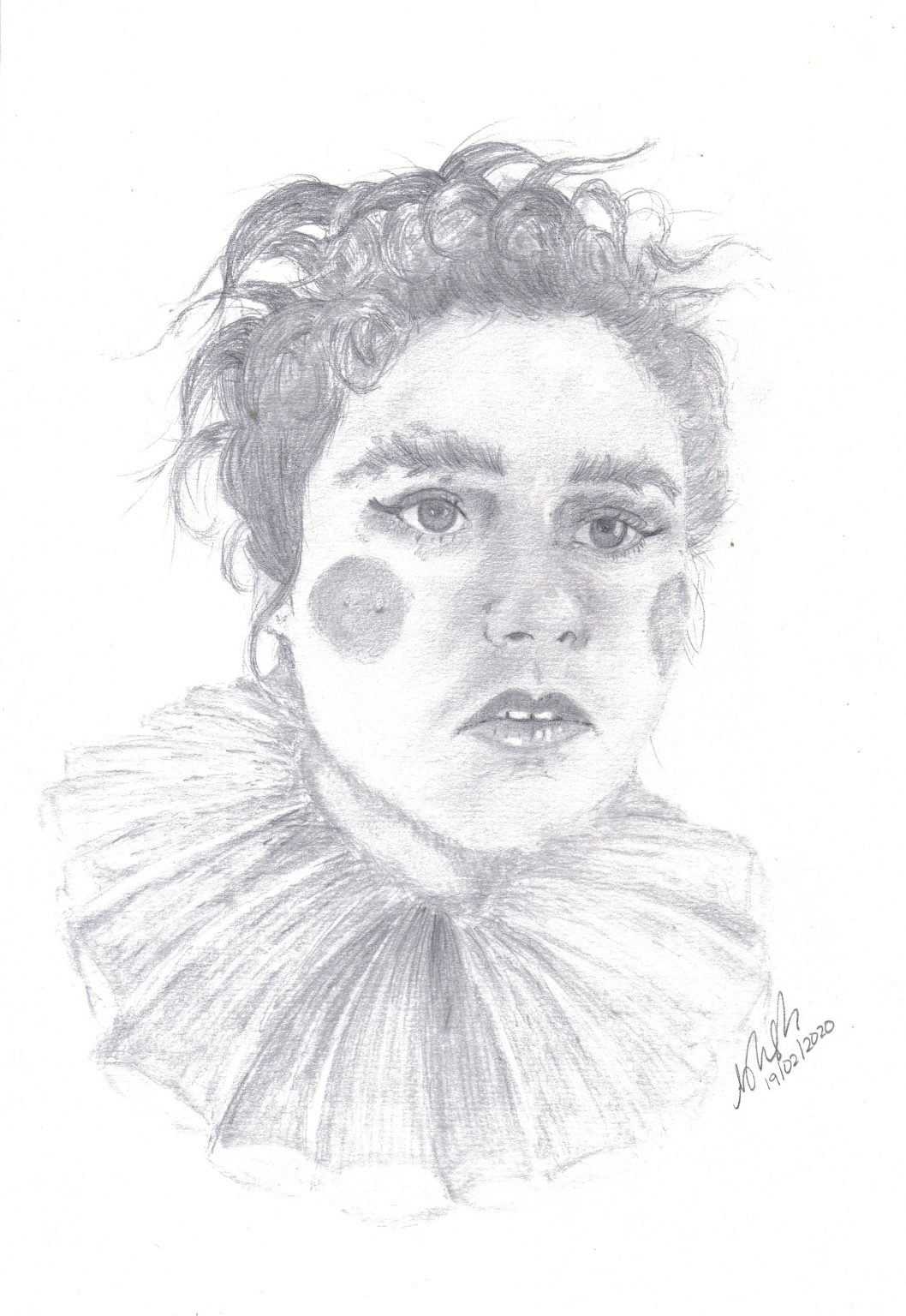 Drawing of Montaigne - Australia 2020 - EuroVisionary